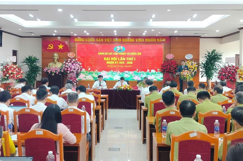 Tổ chức thành công Đại hội Đảng bộ Cục Lâm nghiệp và Kiểm lâm