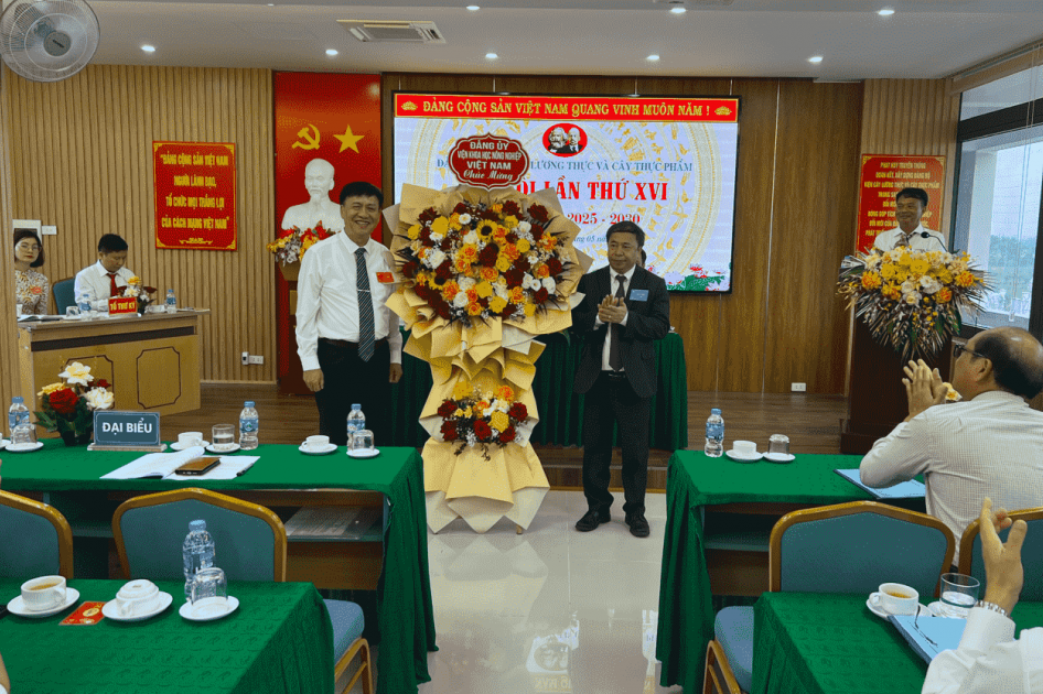 Đại hội Đảng bộ Viện Cây lương thực và Cây thực phẩm lần thứ XVI, nhiệm ...